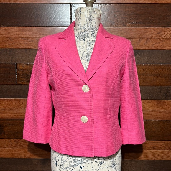 Evan Picone | Jackets & Coats | Evan Picone Cloverleaf Lapel Long ...